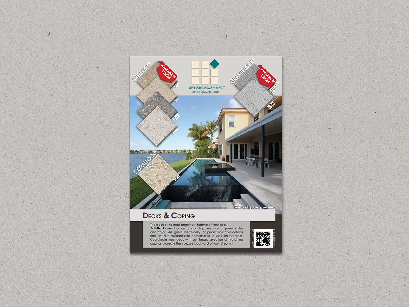 Artistic Pavers | Paver Catalogs, Brochures & Newsletters