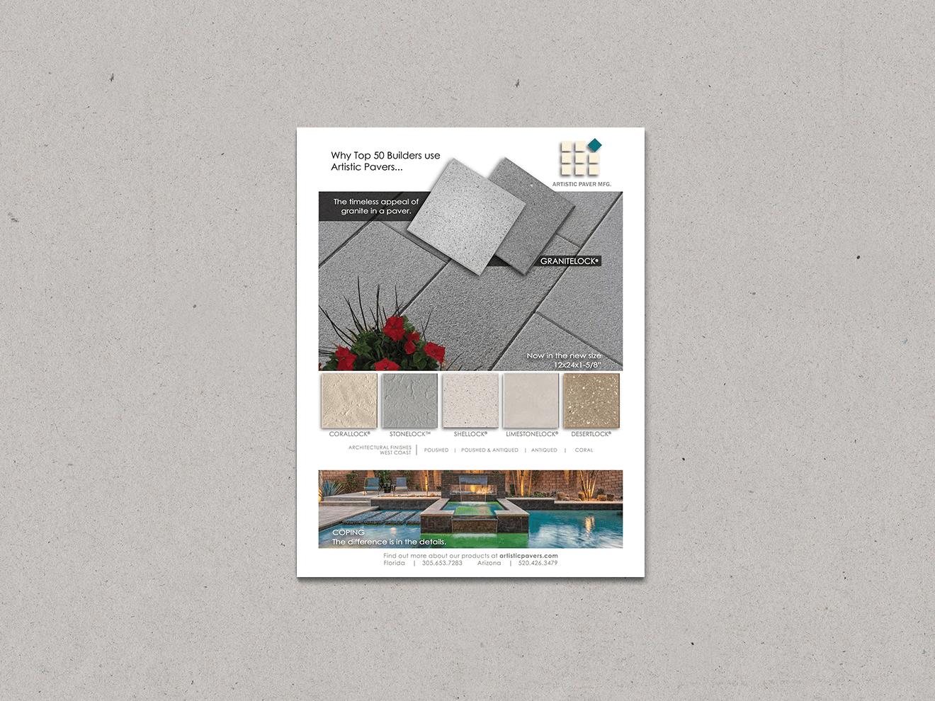 Artistic Pavers | Paver Catalogs, Brochures & Newsletters